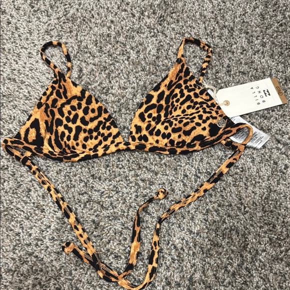 Billabong | Swim | Billa Bong Leopard Print Bikini Top | Poshmark